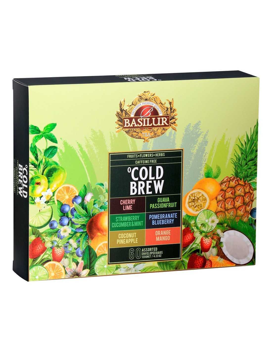 Infusiones de Frutas y Hierbas COLD BREW 60 Bolsas - Basilur