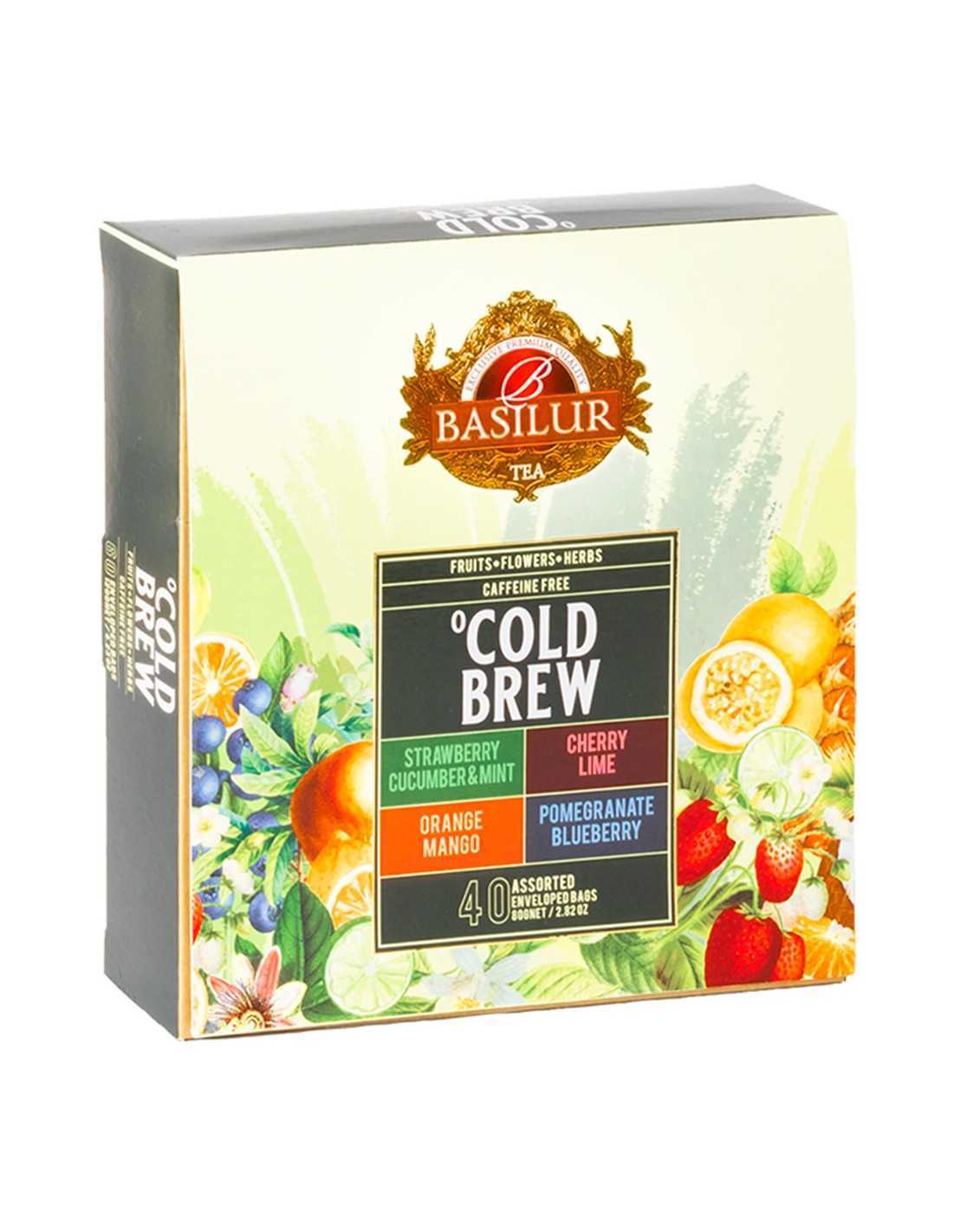 Infusiones de Frutas y Hierbas COLD BREW 40 Bolsas - Basilur